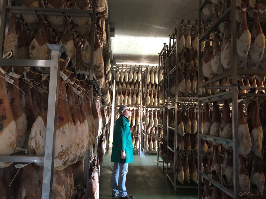 Secadero natural para la curación del jamón de Guijuelo